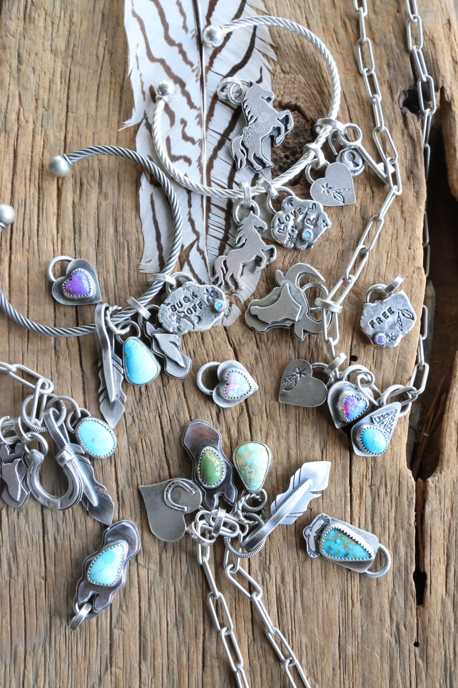 Charms/Charm bracelets and chains – SkeletonKeyWorkshop